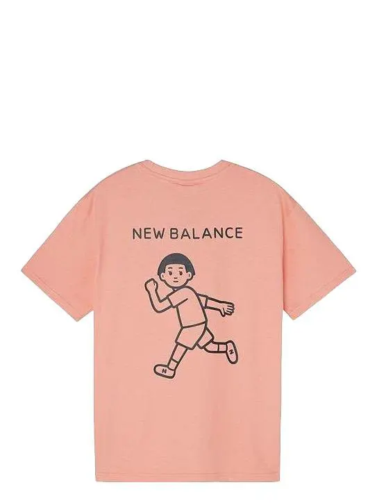 NEW BALANCE X Noritake Crossover Short Sleeve T-shirt - Pink