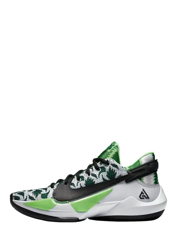 Nike Zoom Freak 2 'naija' Athletic Sneakers - White/green