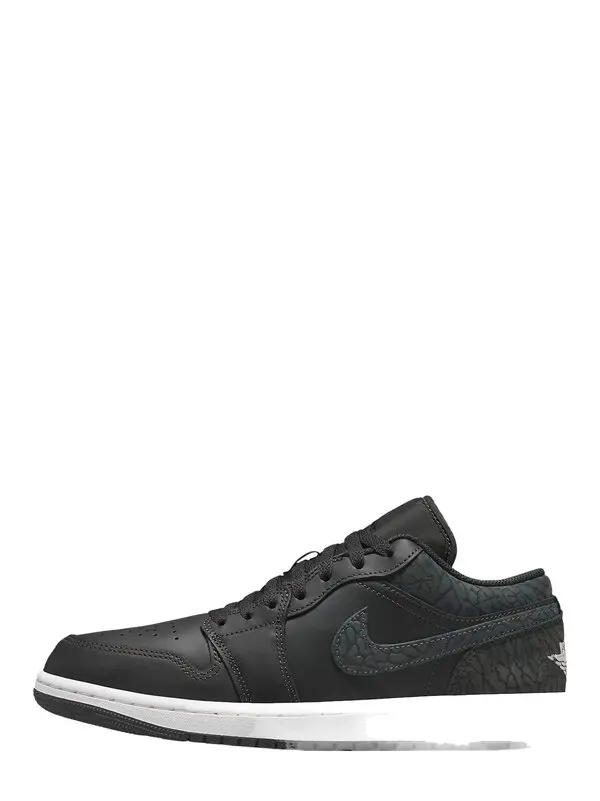 JORDAN Air 1 Low Se Elephant Print Sneakers - Black