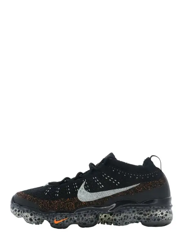 Nike Vapormax 2023 Flyknit 'safari' Sneakers - Black/light Silver/black