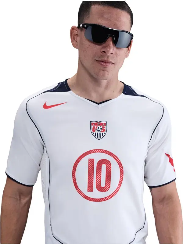 Nike X Landon Donovan Usmnt 2004 Total 90 Reissue Jersey - White/navy/red
