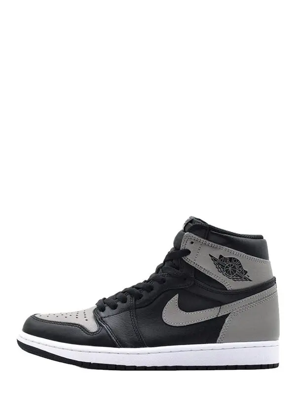 JORDAN Air 1 Retro High Og "shadow" 2018 - Black/medium Grey/white