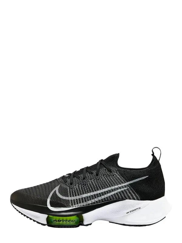 Nike Zoom Tempo Next% Flyknit - Black/white/volt