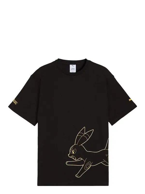 PUMA X Pokemon Relaxed Graphic T-shirt Black - Puma Black