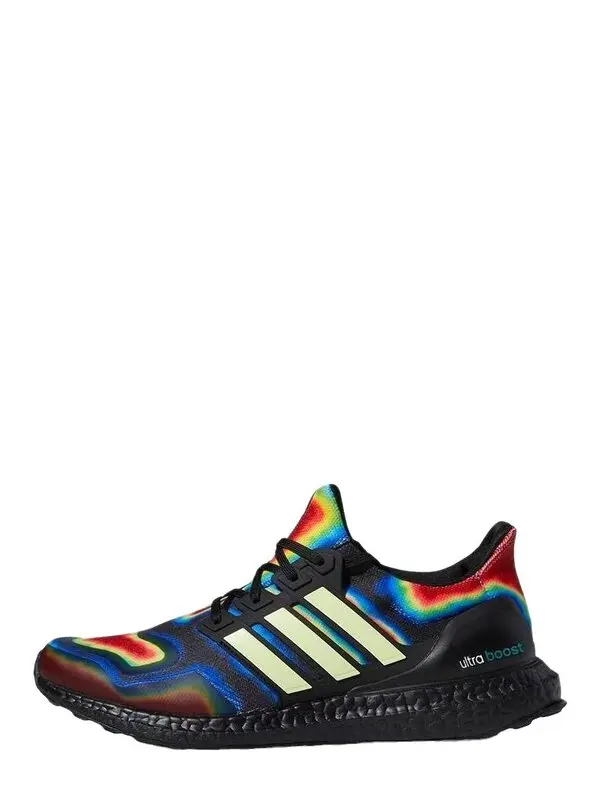 Adidas Ultraboost Dna Heat Map Sneakers - Black/red/blue