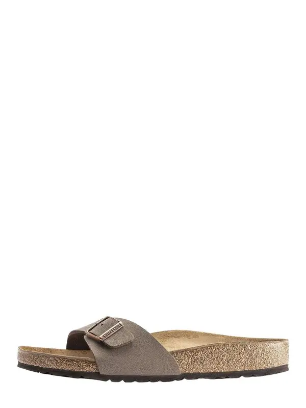 BIRKENSTOCK Madrid Birko-flor Birkibuc Slide - Brown