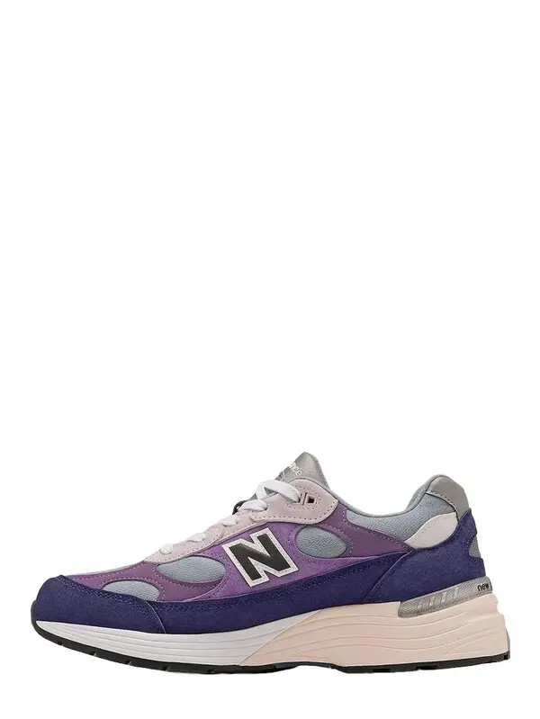 NEW BALANCE 992 Made In Usa Athletic Sneakers - Purple/purple/gray
