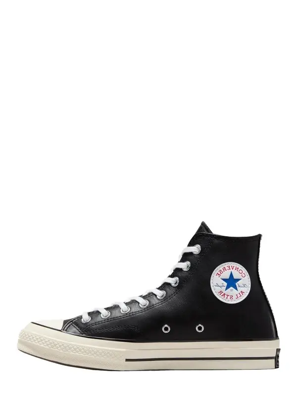 CONVERSE Chuck 70 Hi Top Leather Sneakers - Black