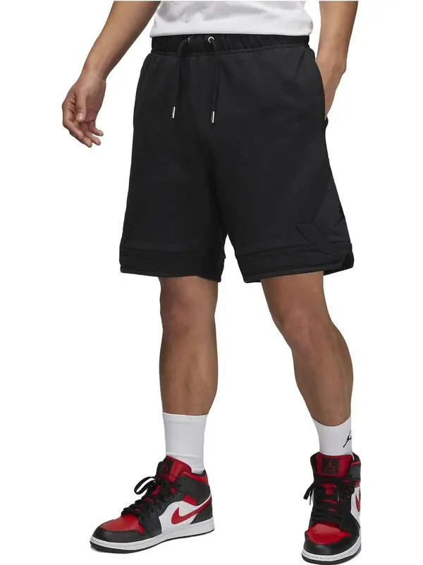JORDAN Essentials Statement Fleece Shorts - Black
