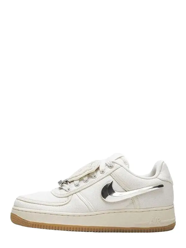Nike Force 1 Low Travis Scott Sneakers - Sail/sail-gum Light Brown