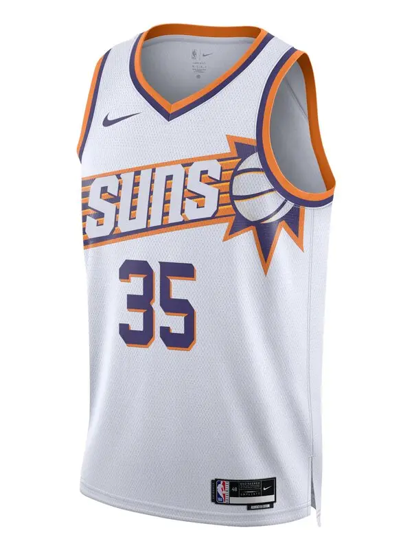 Nike Dri-fit Nba Swingman Jersey 2023/24 Association Edition Phoenix Suns Kevin Durant - White