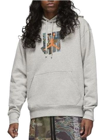 JORDAN X Undefeated Hoodie - Grey
