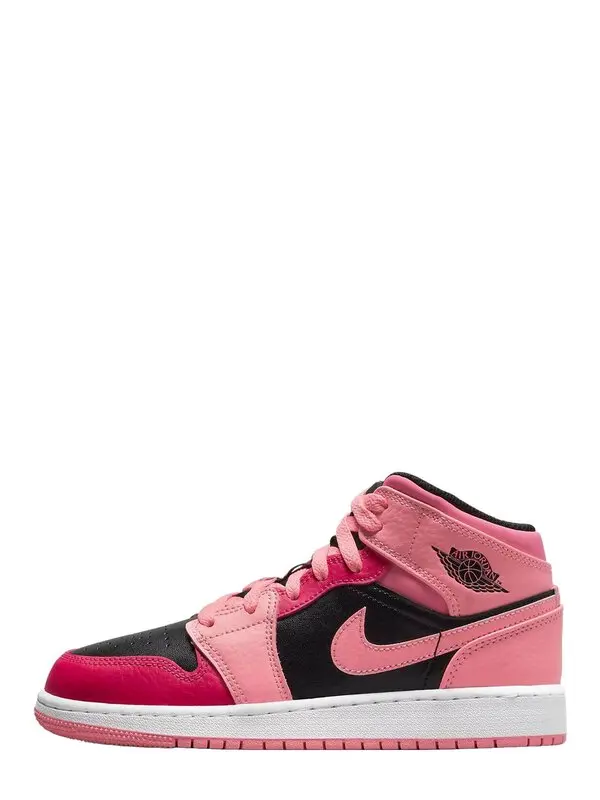 JORDAN 1 Mid Se - Pink/red/black