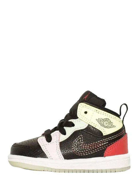 JORDAN Air 1 Mid Se Toddler Sneakers - Black