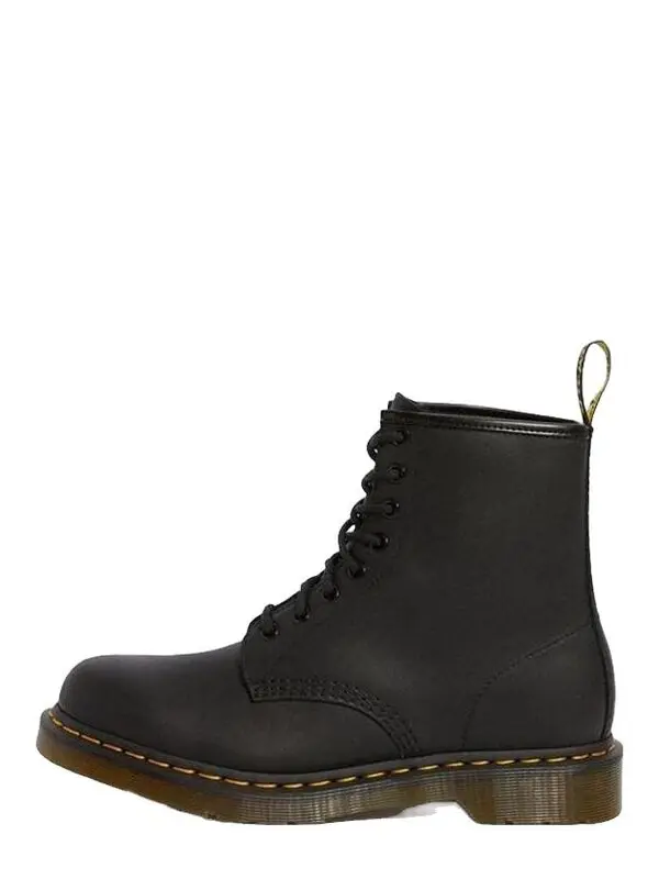 Dr. Martens 1460 Greasy Leather Combat Boots - Black