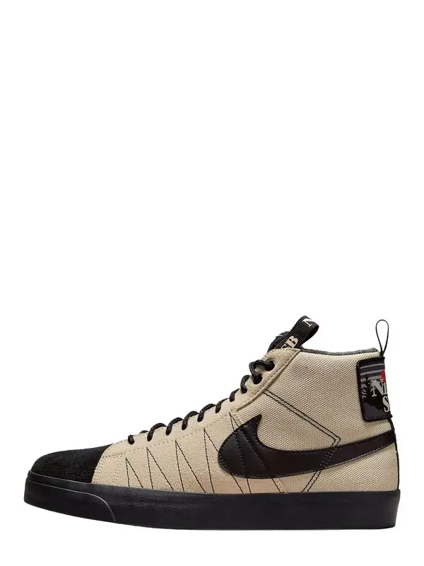 Nike Blazer Mid Premium Sb Acclimate Pack Rattan Black - Brown/black