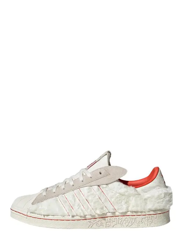 Adidas Originals Superstar 80s X Han Meilin Sneakers - White/red