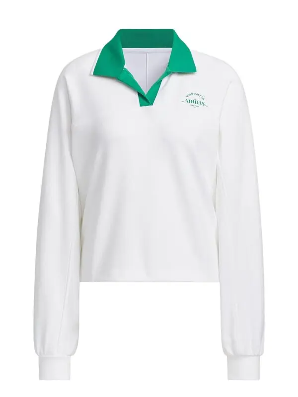 Adidas Verbiage Polo Shirt - White/green