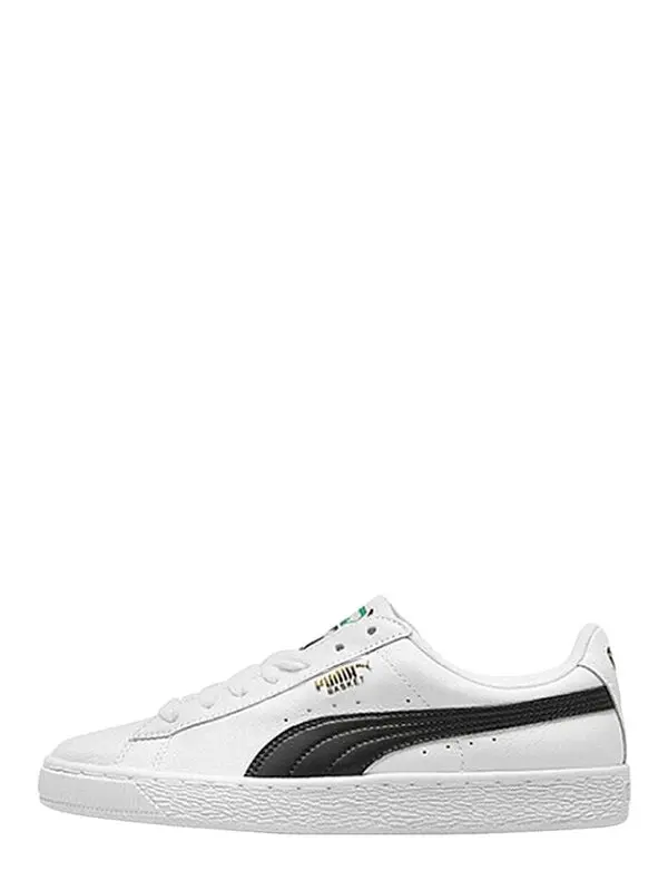 PUMA Basket Classic Lfs Low Top Sneakers - White/black