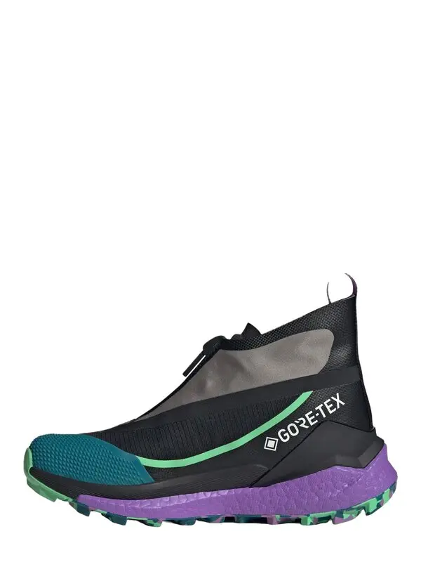 Adidas Stella Mccartney Terrex Free Hiker Gore-tex Zip Up Sneakers - Black/teal/green