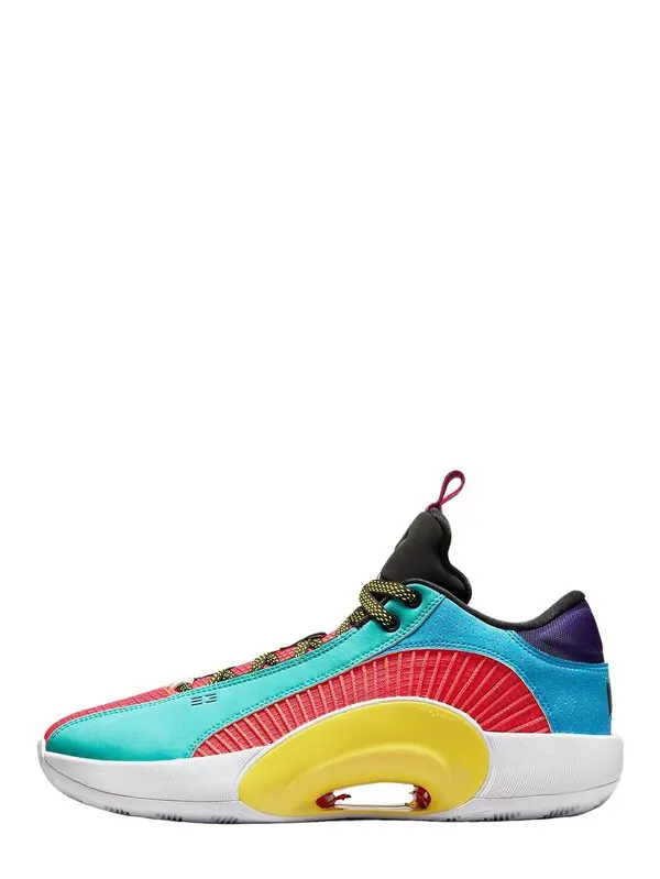 JORDAN 35 Low Ds Pf "reflexology - Blue/red/yellow