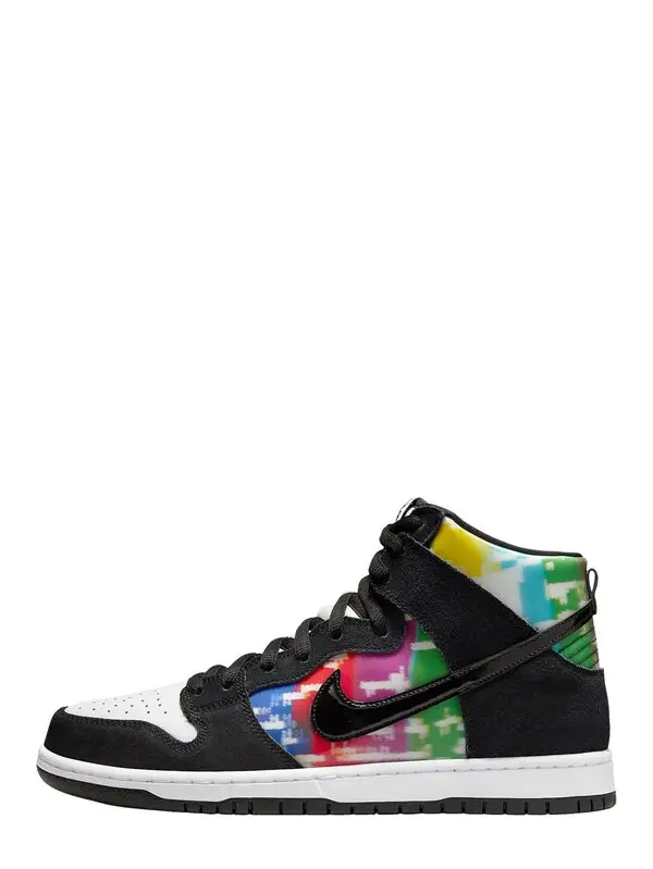 Nike Dunk High "tv Signal" High Top Sneakers - Black/white
