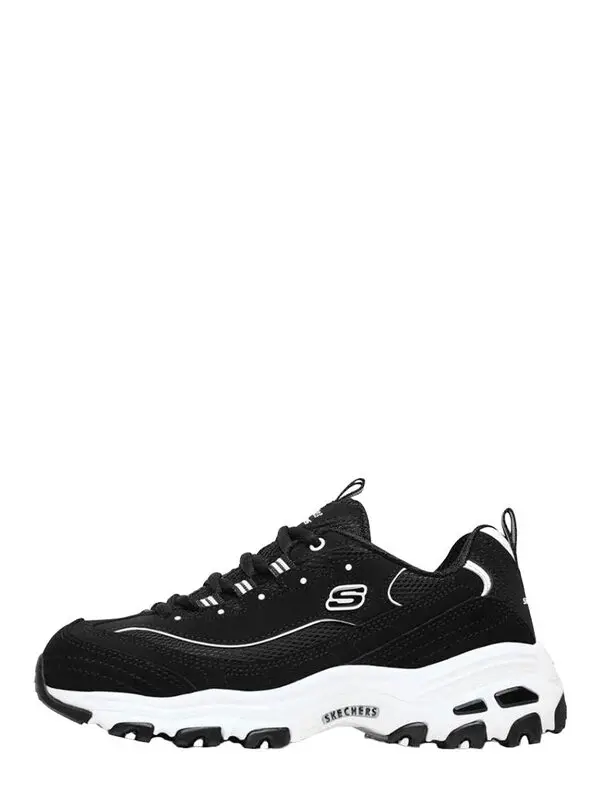 Sketchers D'lites 1.0 Lace-up Sneakers - Black
