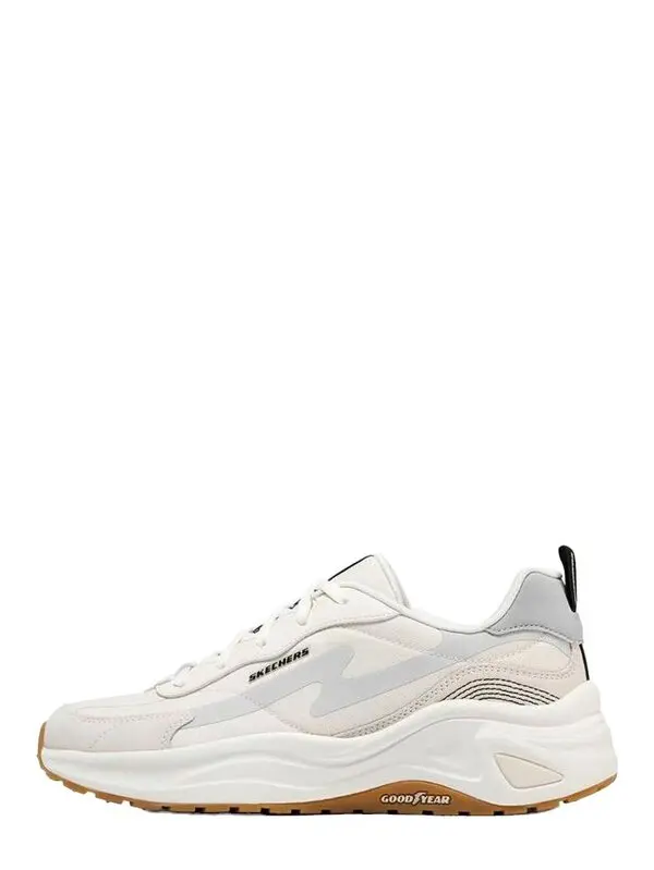 Sketchers D'lites Wave Sneakers - Beige/white/blue