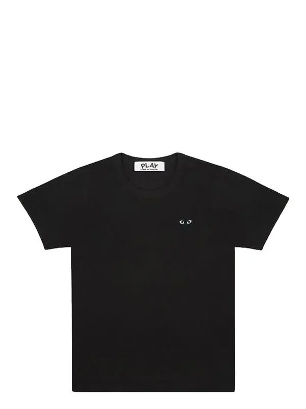 Play Comme Des Garcon Heart Tshirt - Black
