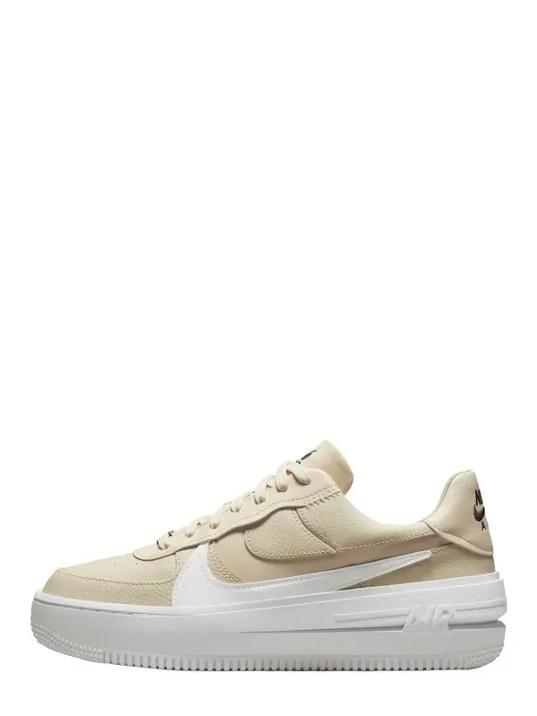 Nike Force 1 Plt.af.orm "fossil" Low Top Sneakers - Khaki/white