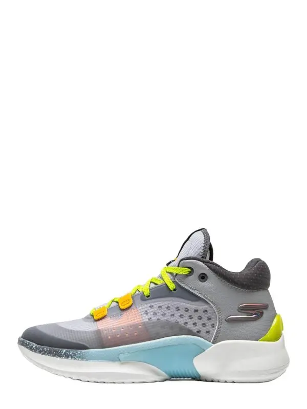 Sketchers Skx Resagrip Sneakers - Grey/yellow