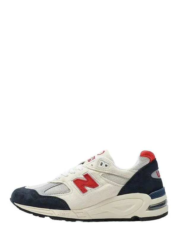 NEW BALANCE Made In Usa 990v2 "navy Sea Salt - Cream/blue/gray