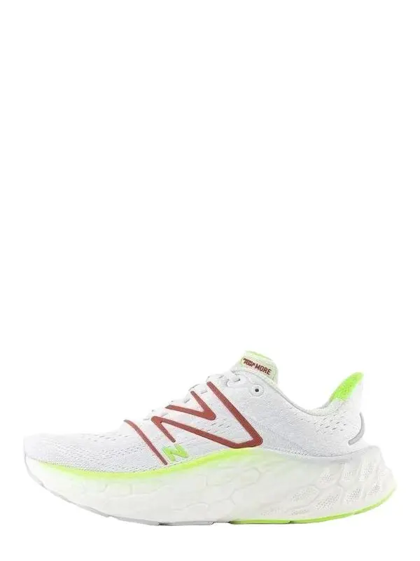 NEW BALANCE Fresh Foam X More V4 Athletic Sneakers - Quartz Grey/thirty Watt/brick Red