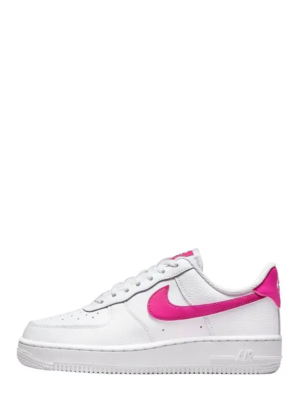 Nike Force 1 '07 Low Top Sneakers - White/pink