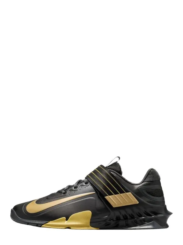 Nike Savaleos "black Gold" Athletic Sneakers - Black/gold