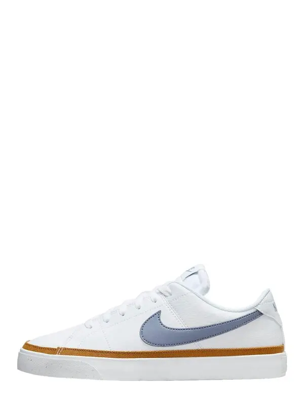 Nike Court Legacy Next Nature Sneakers - White/blue/browm