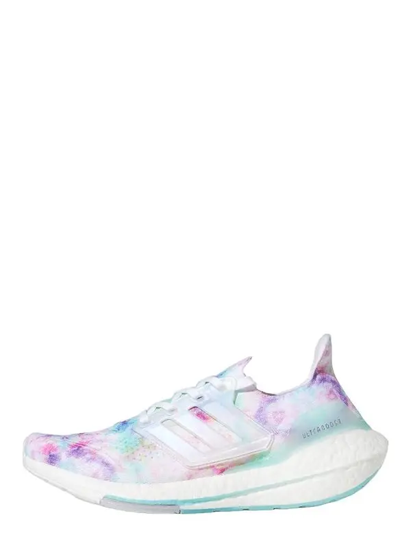 Adidas Ultraboost 21 Tie-dye Athletic Sneakers - White