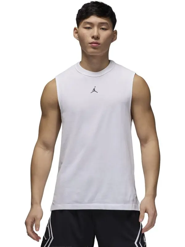 JORDAN Sport Dri-fit Sleeveless Top - White/black