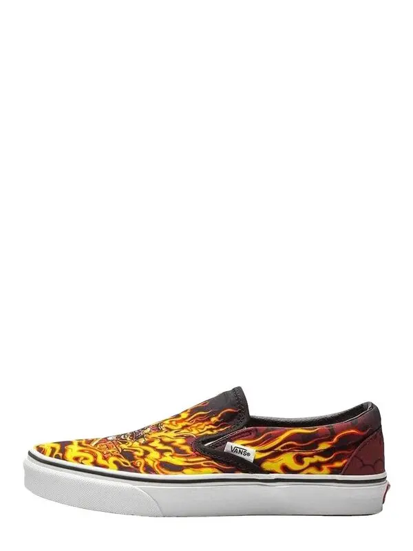 VANS Classic Slip-on "samurai Rising" Sneaker - Yellow/white