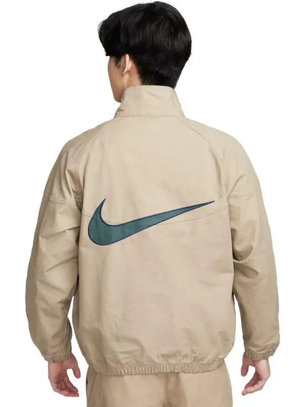 Nike Embroidered Canvas Jacket - Tan
