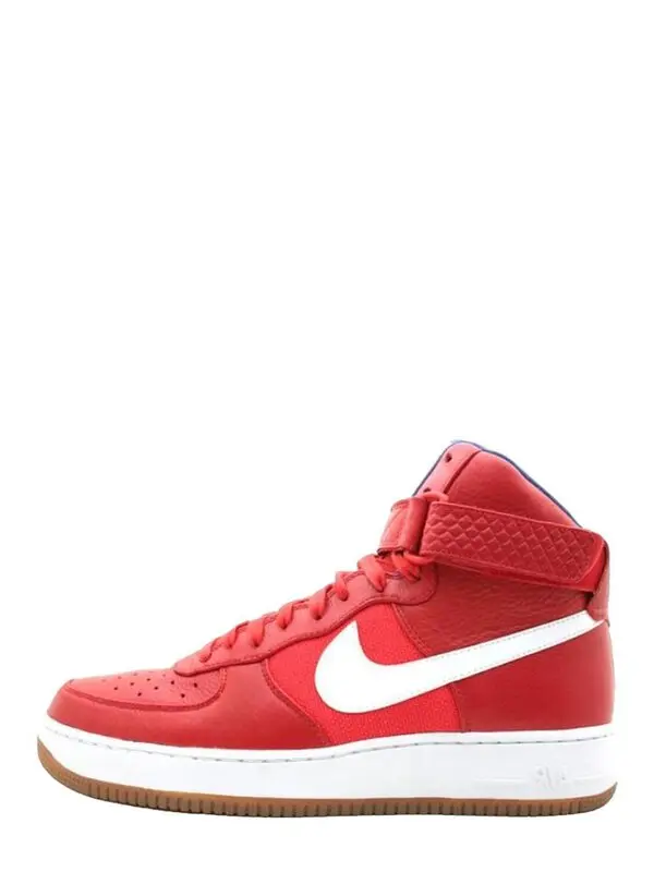 Nike Force 1 High Top Sneakers - Red