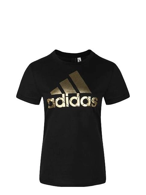 Adidas Alphabet Logo Short Sleeve T-shirt - Black
