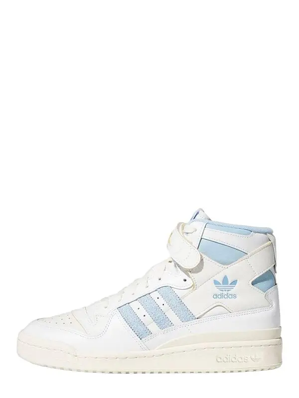 Adidas Forum 84 High High Top Sneakers - Creamwhite/white/blue