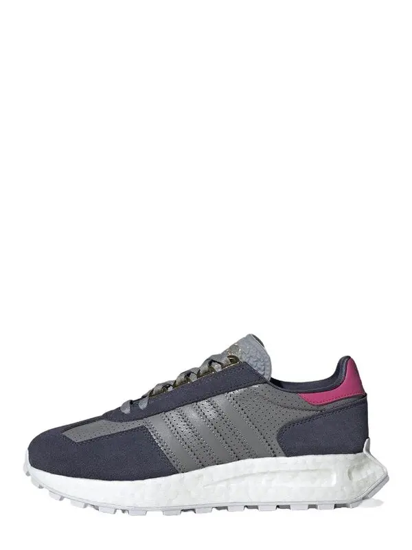 Adidas Retropy E5 Casual Low Top Sneakers - Grey/pink/navy
