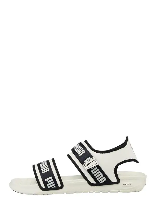 PUMA Softride Slide 'wordmark - White/black