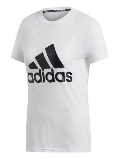 Adidas Logo Graphic Short Sleeve T-shirt - White