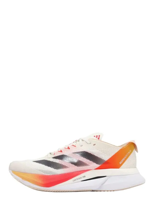 Adidas Adizero Boston 12 Sneakers - Ivory/iron Metallic/solar Red