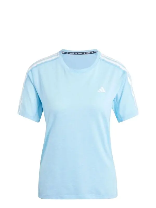 Adidas Own The Run 3-stripes T-shirt - Blue