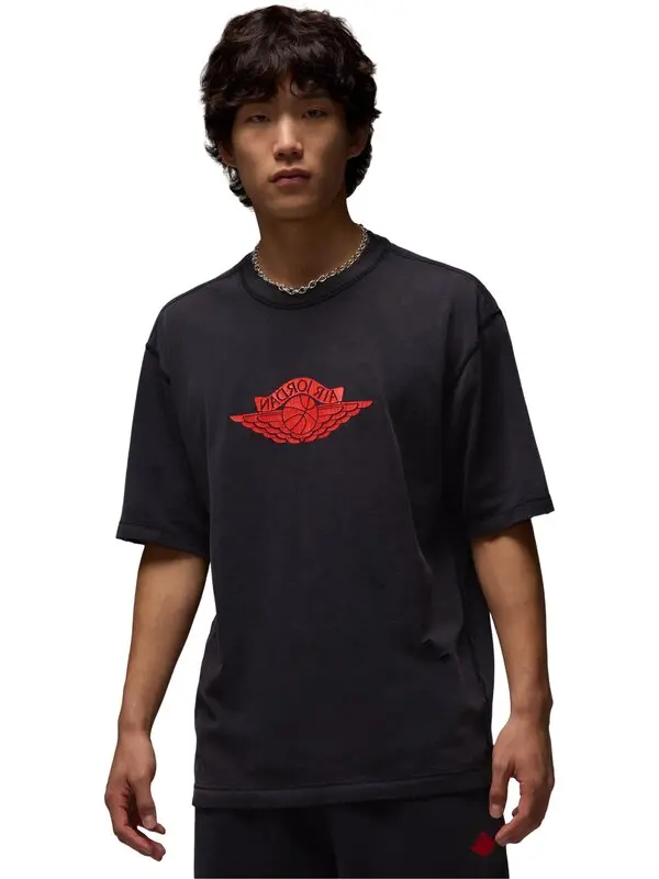 JORDAN Rare Air T-shirt 'black Red - Black/chile Red