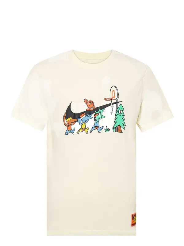 Nike Dri-fit Basketball T-shirt 'beige - Beige/multi-color